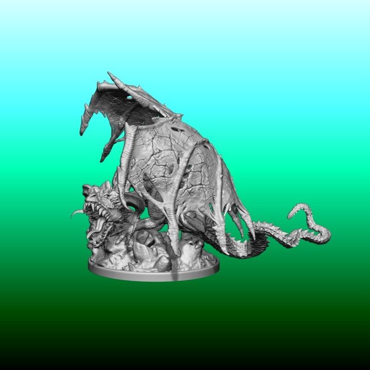 3D Printable Evil snake dragon by Figures3d