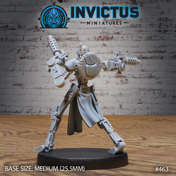 3D Printable Droid Army Captain Shooting / Space Automaton / Galactic ...