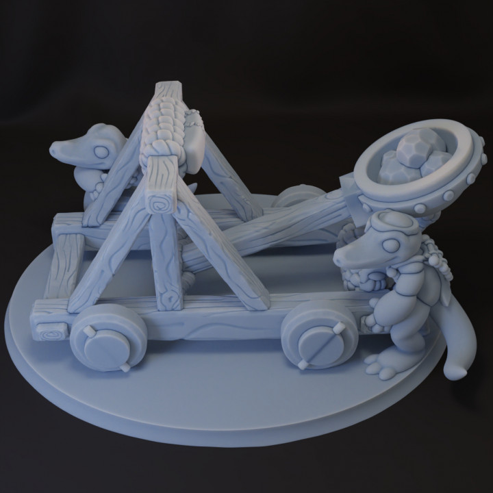 3D Printable Kobold Bonerattle Catapult by The Cackling Kobold Company