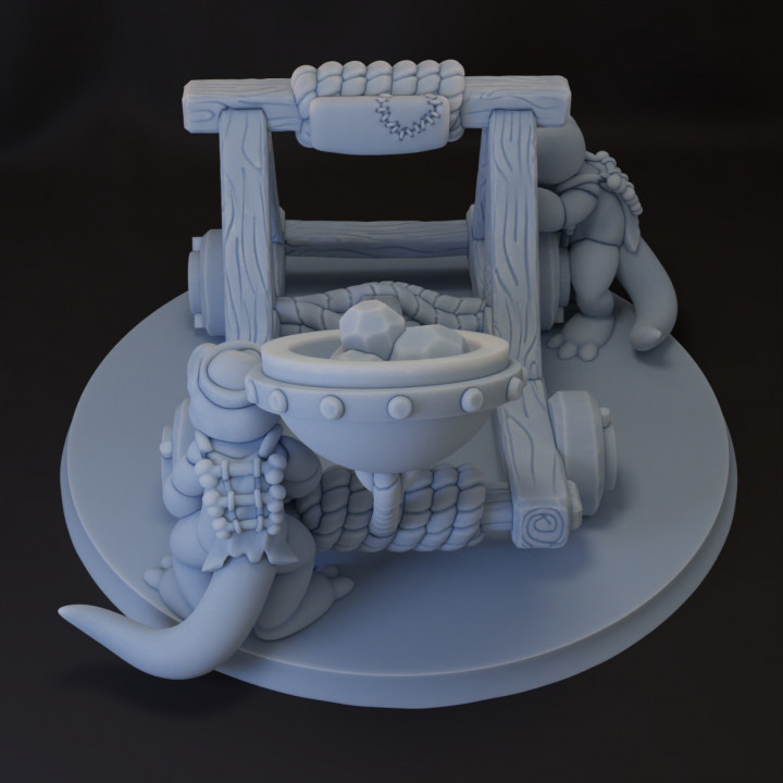 3D Printable Kobold Bonerattle Catapult by The Cackling Kobold Company