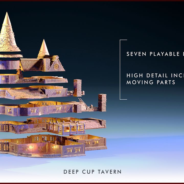 3D Printable DeepCup Tavern - Complete Pack by NOVAMINIS