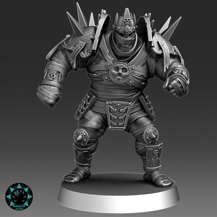 3D Printable UNDEAD - 2 Mummies - Flesh Eater - Fantasy Football by ...