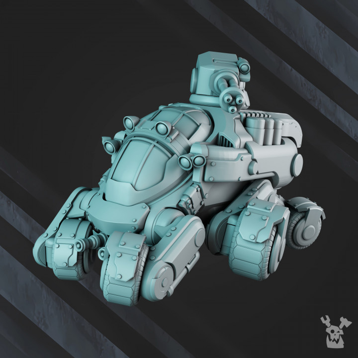 3D Printable Starforged Gyro Truck by dakkadakka.store