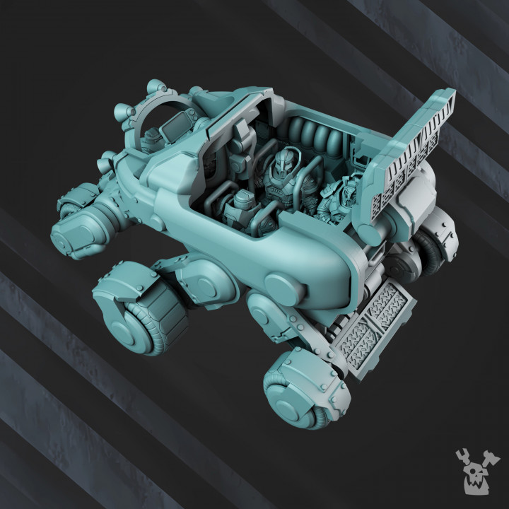 3D Printable Starforged Gyro Truck by dakkadakka.store
