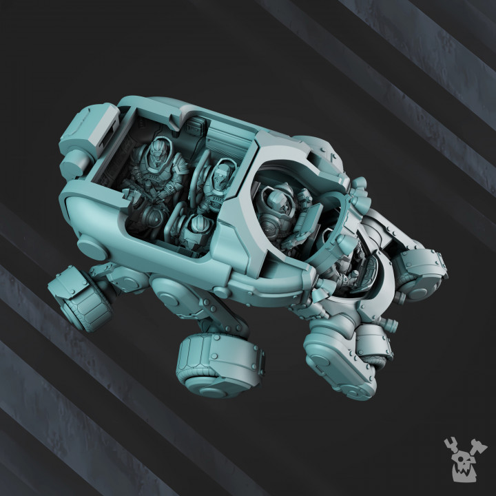 3D Printable Starforged Gyro Truck by dakkadakka.store