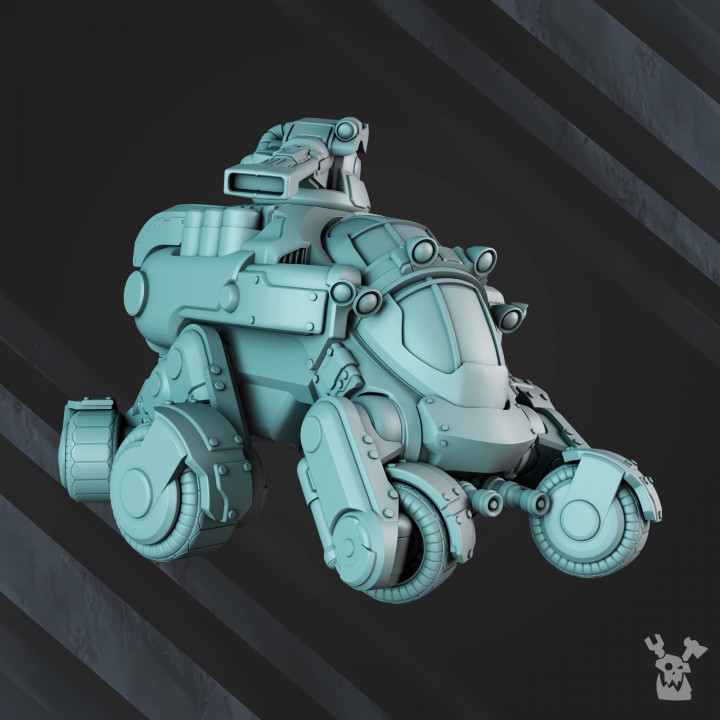 3D Printable Starforged Gyro Truck by dakkadakka.store