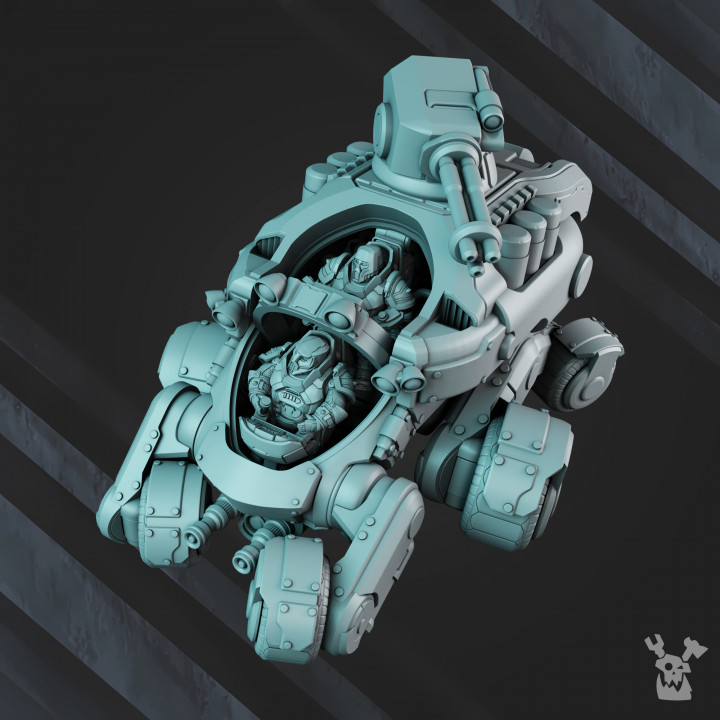 3D Printable Starforged Gyro Truck by dakkadakka.store