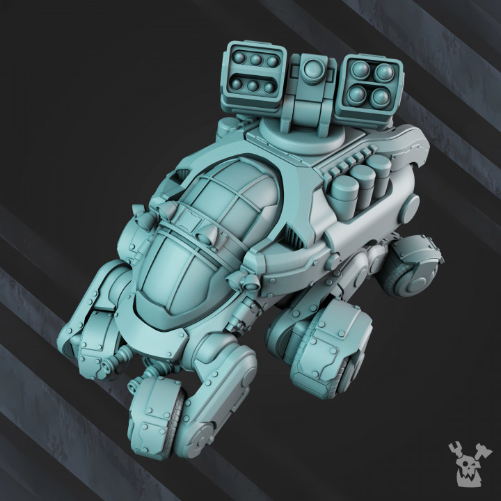 3D Printable Starforged Gyro Truck by dakkadakka.store