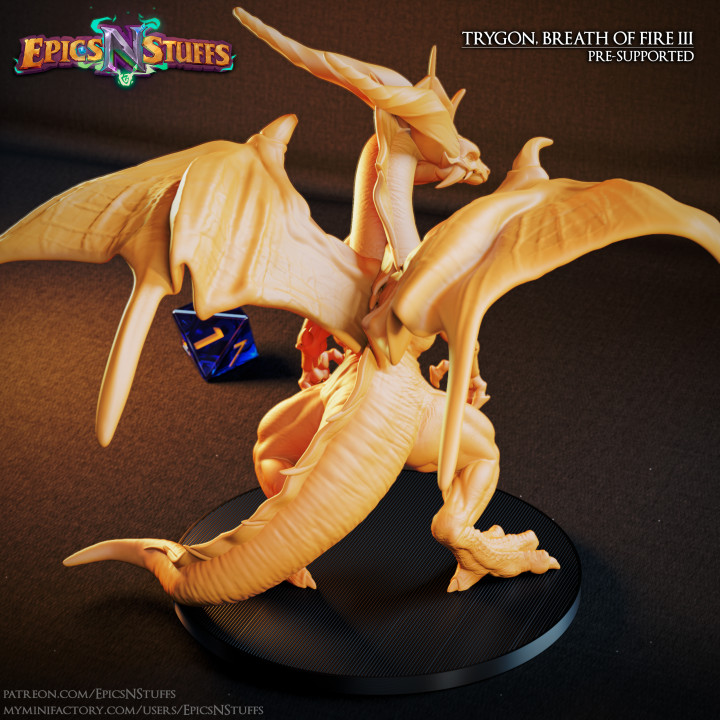 Download Trygon, Breath of Fire III Miniature, Pre-Supported von Epics ...