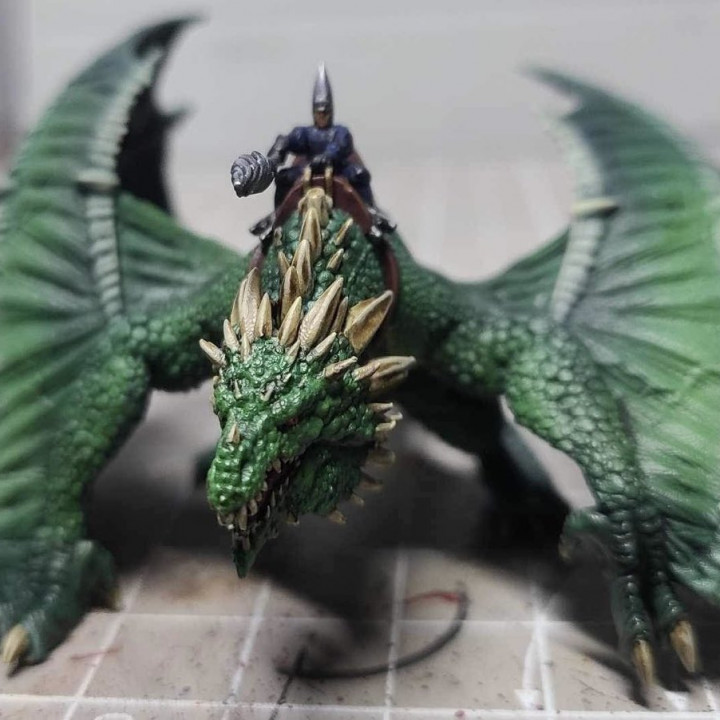 3D Printable Elven Dragon Rider - Mighty Epic Wars by Mighty Epic Wars