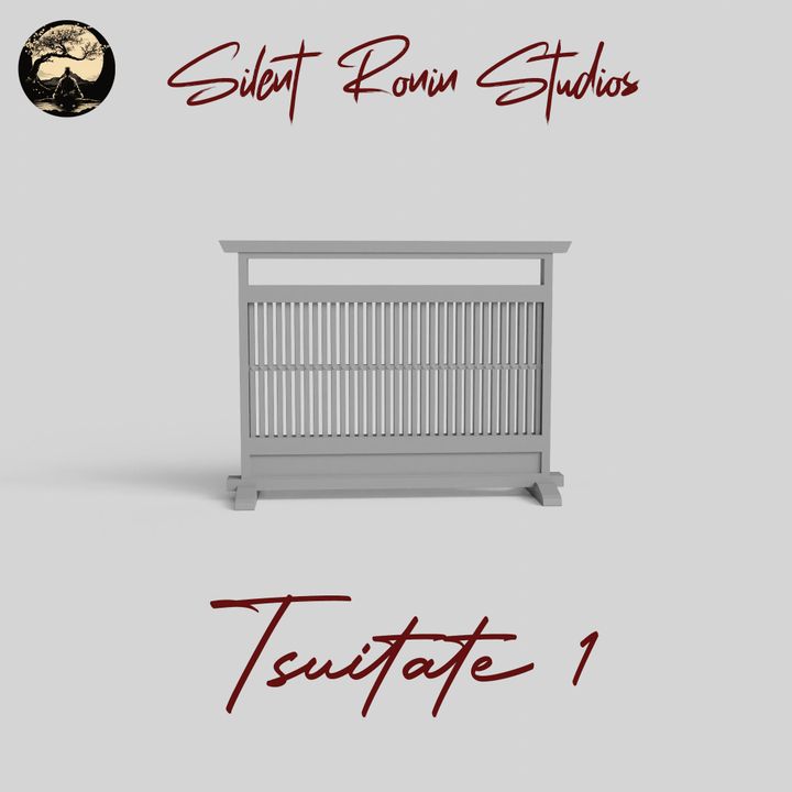 3D Printable Japanese Single Panel Entrance Screens Tsuitate Pack #1 by ...
