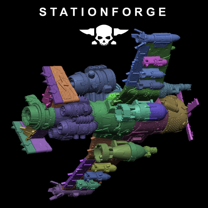 3D Printable Orkaz Plane by Station Forge