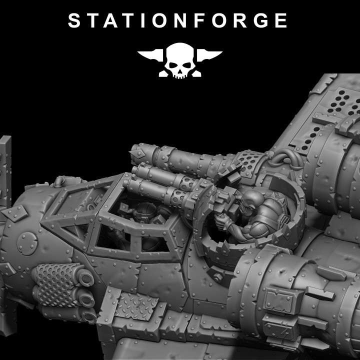 3D Printable Orkaz Plane by Station Forge