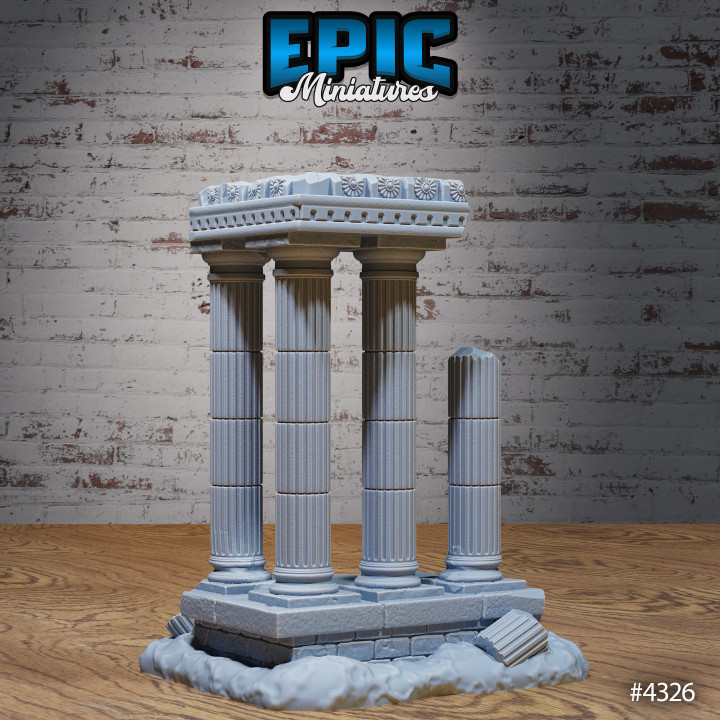 3D Printable Olympian Buildings/ Ancient Greek Environment / Roman Myth ...
