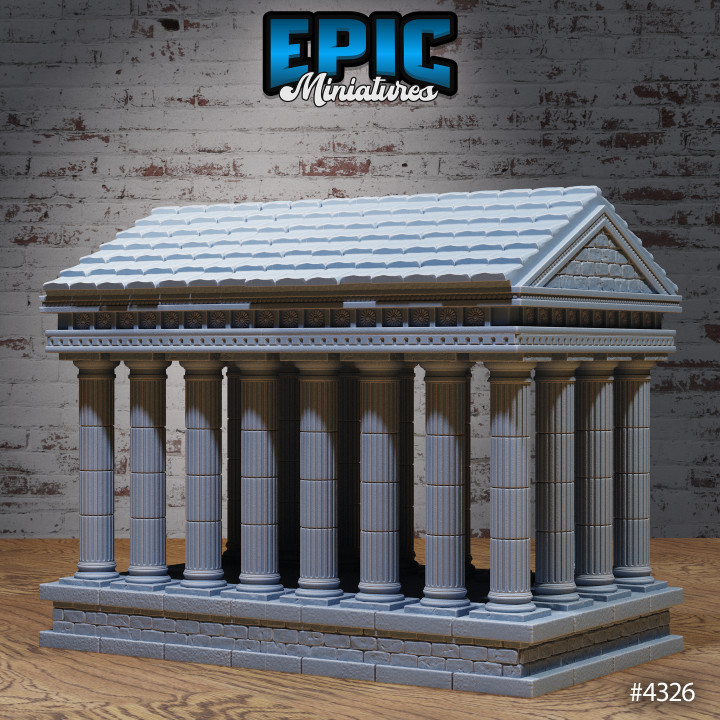 3D Printable Olympian Buildings/ Ancient Greek Environment / Roman Myth ...