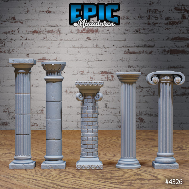 3D Printable Olympian Buildings/ Ancient Greek Environment / Roman Myth ...