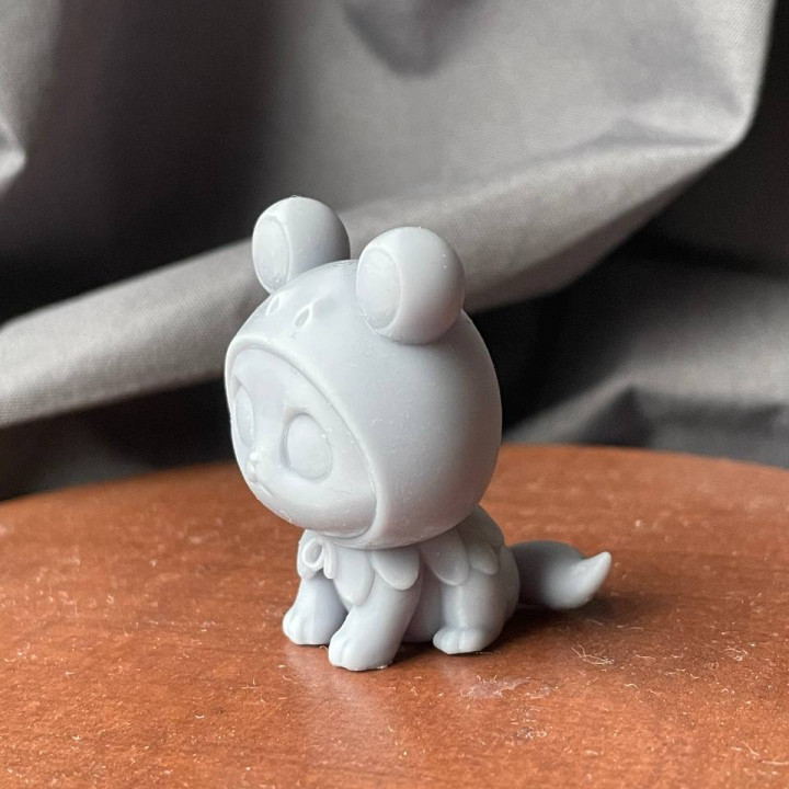 3D Printable COSTUMED CAT FROG by Grass Hopper