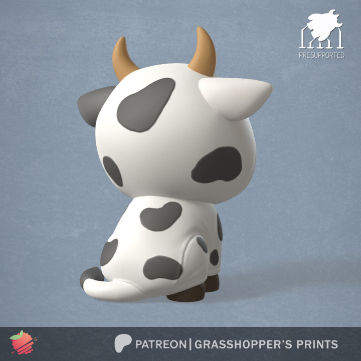 3D Printable COSTUMED CAT COW by Grass Hopper