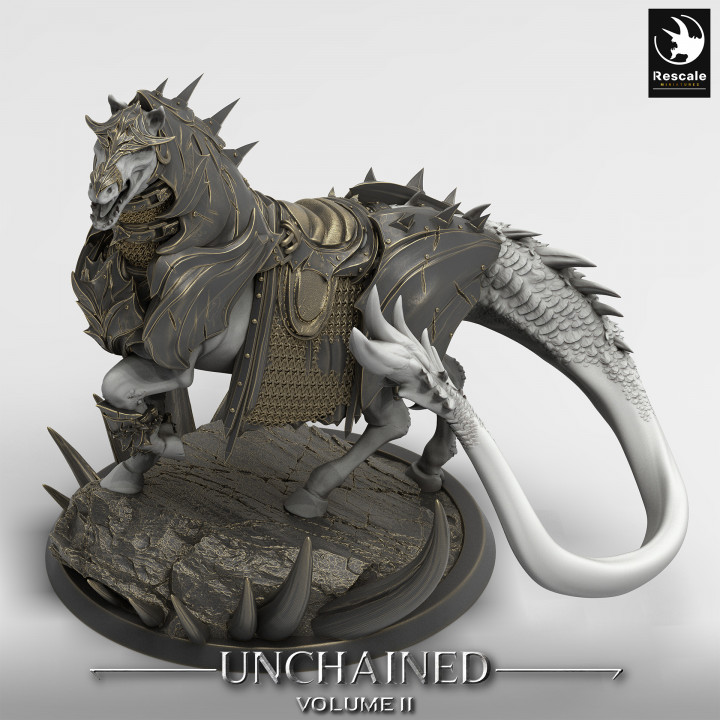 3D Printable Horse Demon by Rescale Miniatures