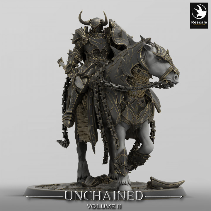 3D Printable Unchained Horse Load by Rescale Miniatures