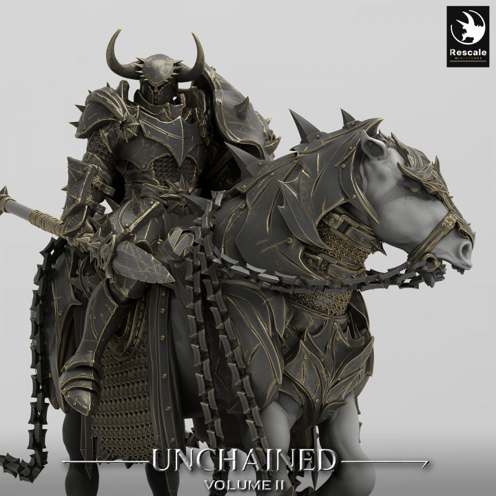 3D Printable Unchained Horse Load by Rescale Miniatures
