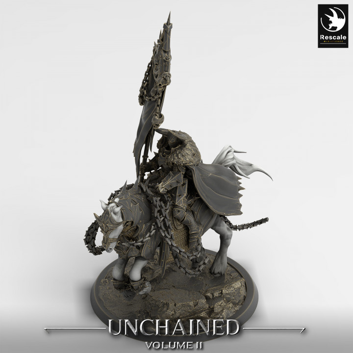 3D Printable Unchained Horse Run by Rescale Miniatures