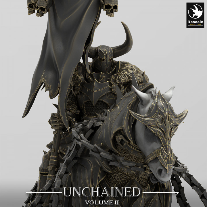 3D Printable Unchained Horse Run by Rescale Miniatures