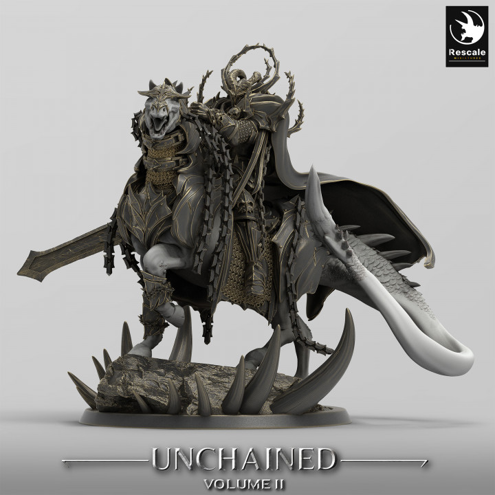 3D Printable Pack Unchained Horses by Rescale Miniatures