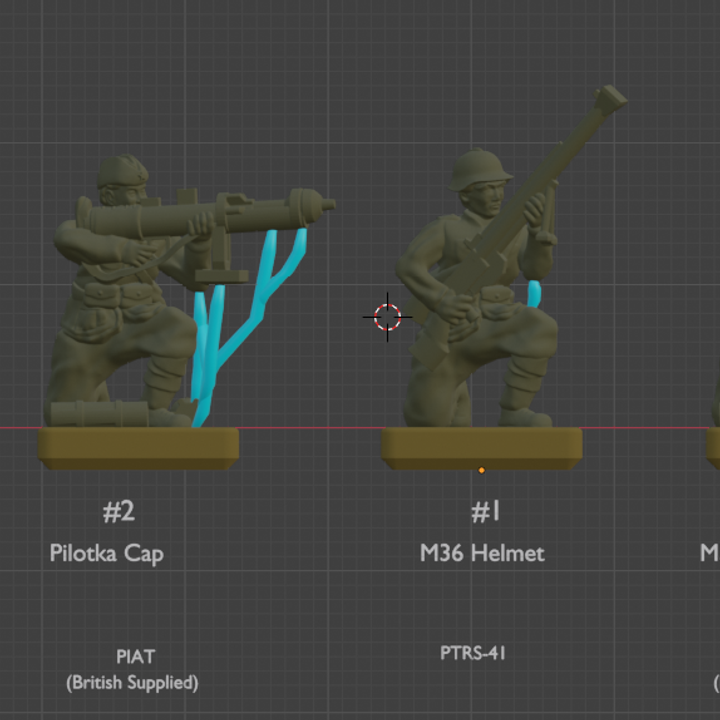 3D Printable WW2 Russian Infantry SWA 15mm Scale by Andy at MeepleForge