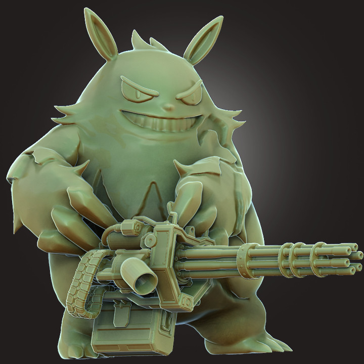 3D Printable Grizzbolt by AliceFo