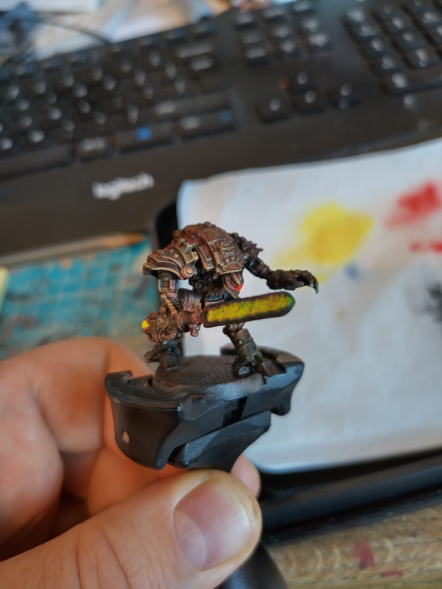 3D Printable Forge Barons - Martian Pattern Assault Knight by KMFP Designs