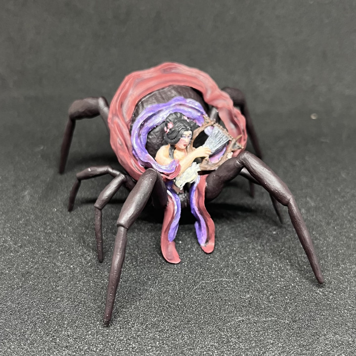 3D Printable Arachne - Spider Queen Drider Bard by Squid Inked Minis