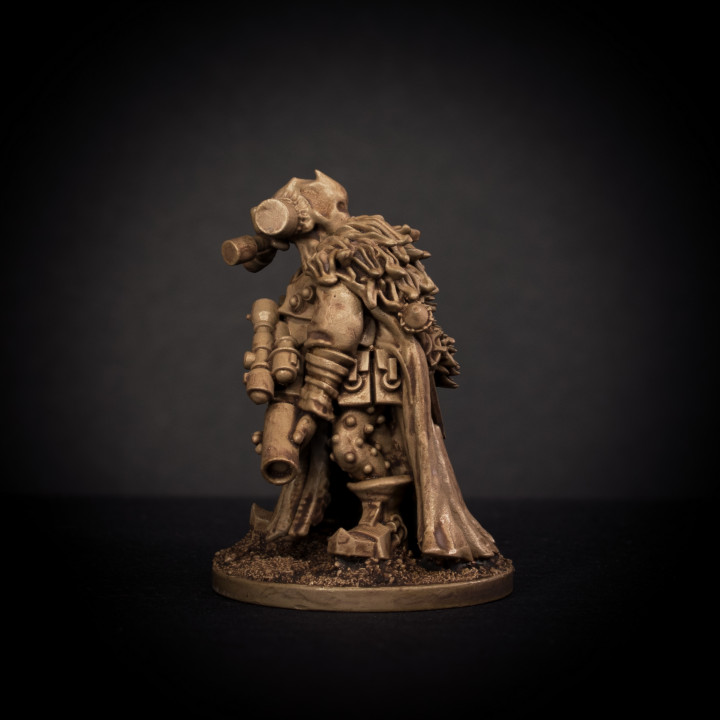 3D Printable Ash Wastes Nomad Guard 1 by Knucklebones Miniatures