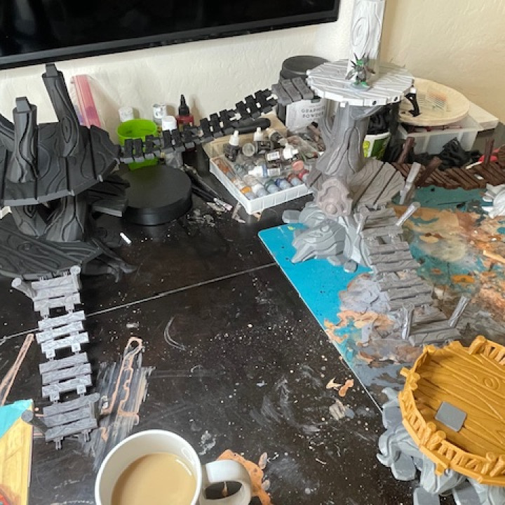 3D Printable Modular tree platforms by RFIPRINTS