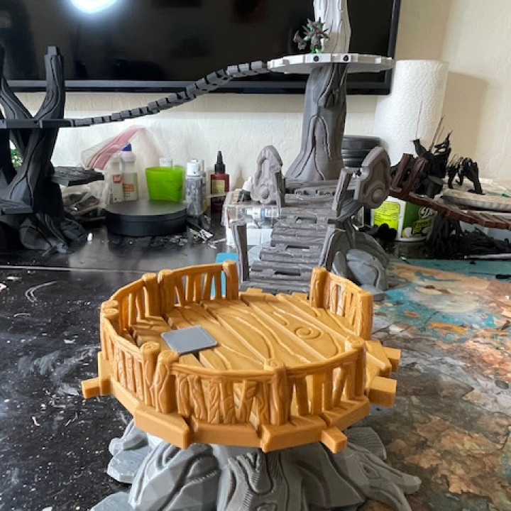 3D Printable Modular tree platforms by RFIPRINTS