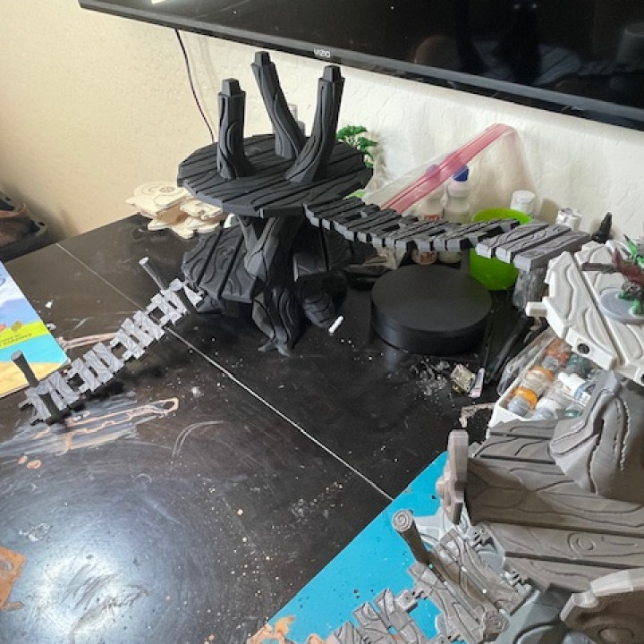 3D Printable Modular tree platforms by RFIPRINTS