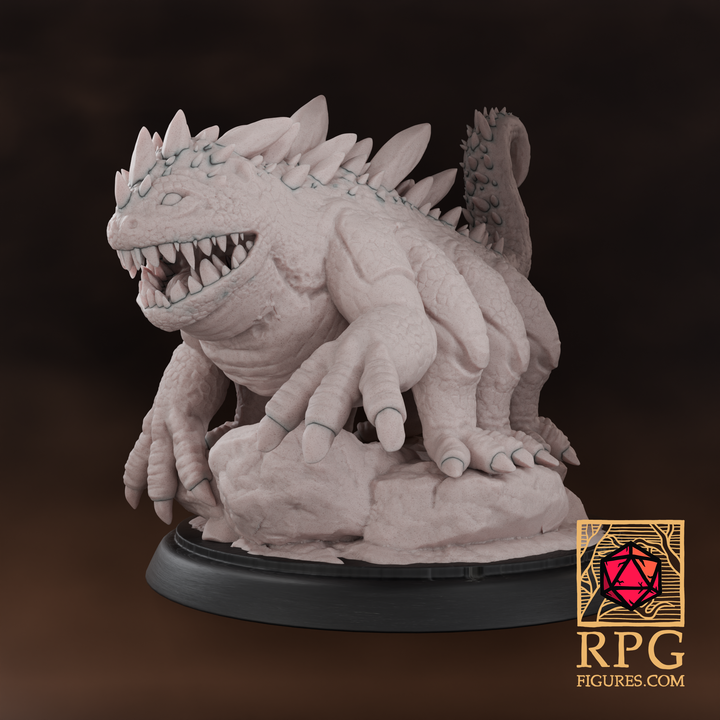 3D Printable D&D Monsters - Basilisk by RPG Figures