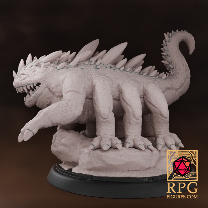 3D Printable D&D Monsters - Basilisk by RPG Figures