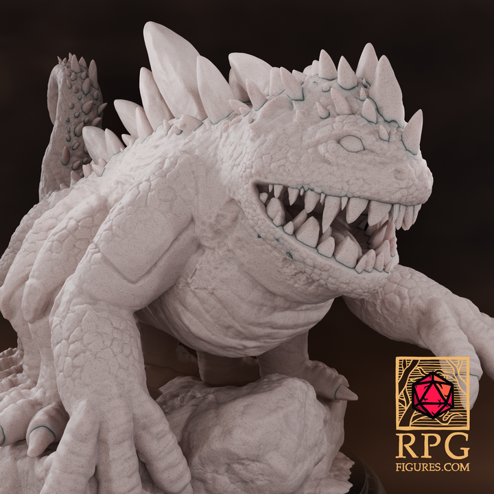 3D Printable D&D Monsters - Basilisk by RPG Figures