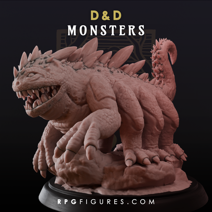 3D Printable D&D Monsters - Basilisk by RPG Figures
