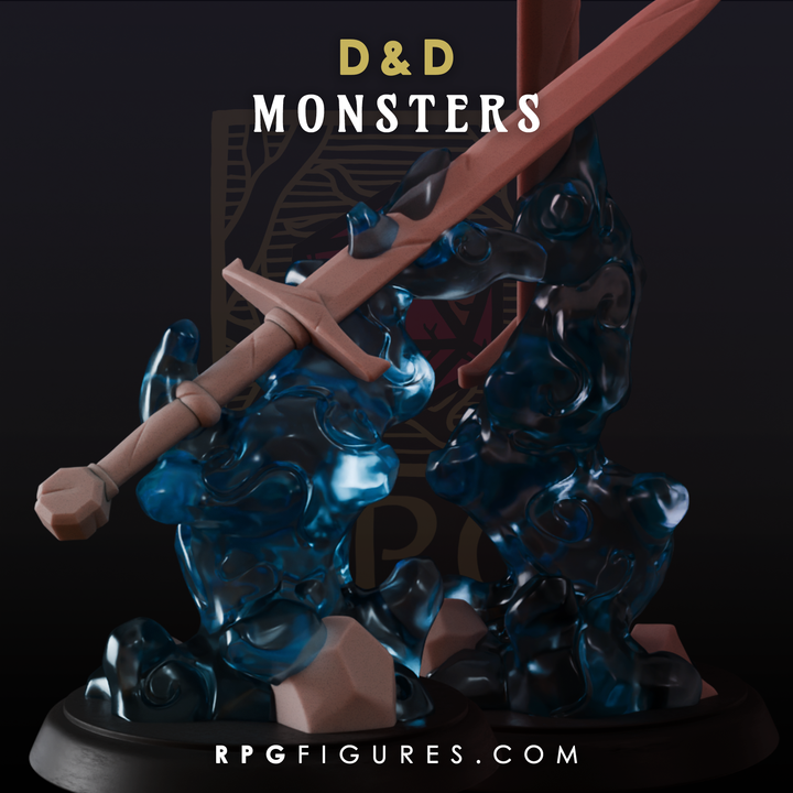 3D Printable D&D Monsters - Flying Sword by RPG Figures