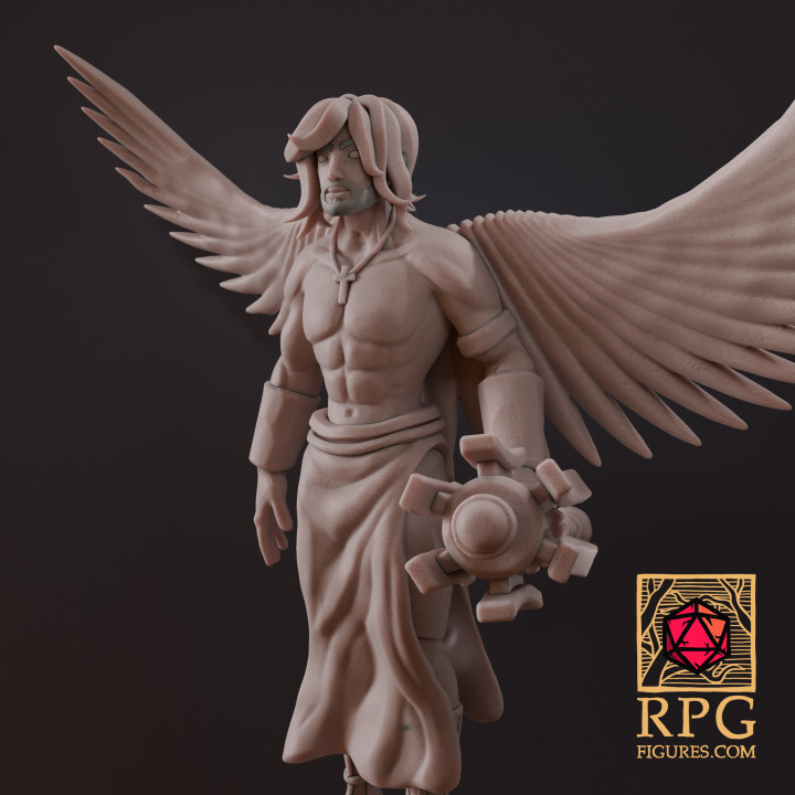 3D Printable D&D Monsters - Angel by RPG Figures
