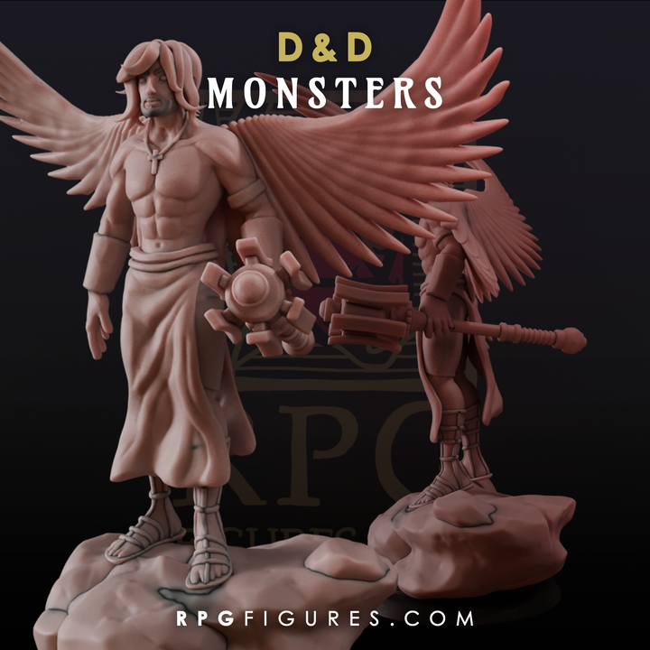 3D Printable D&D Monsters - Angel by RPG Figures