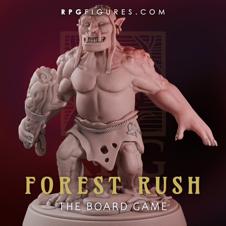 3D Printable Forest Rush - Troll Torsten II by RPG Figures