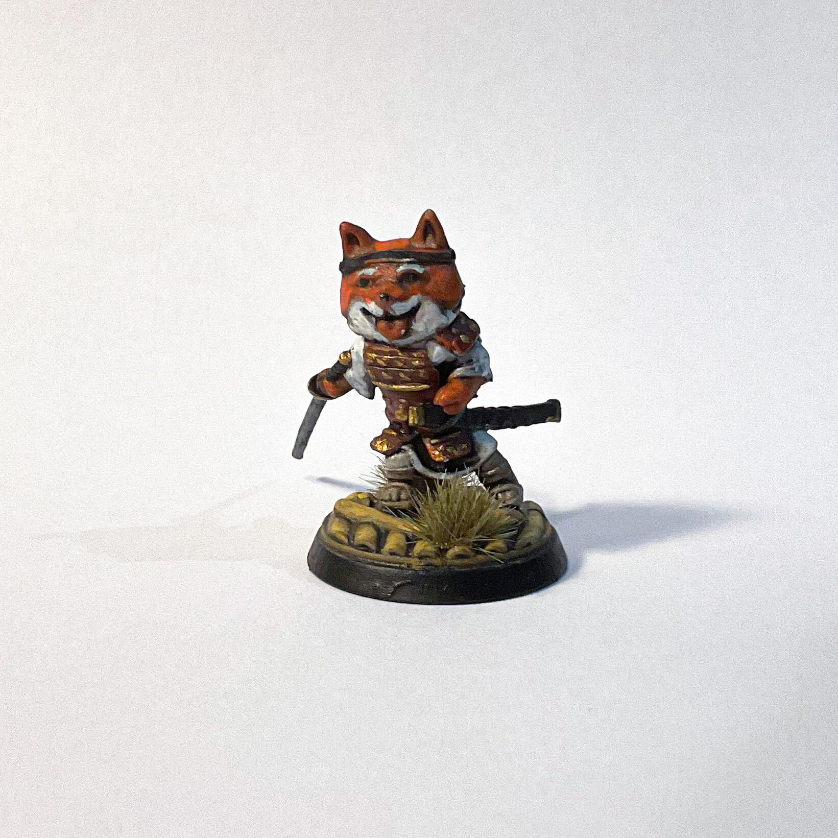 3D Printable D&D Monsters - Shiba Samurai by RPG Figures