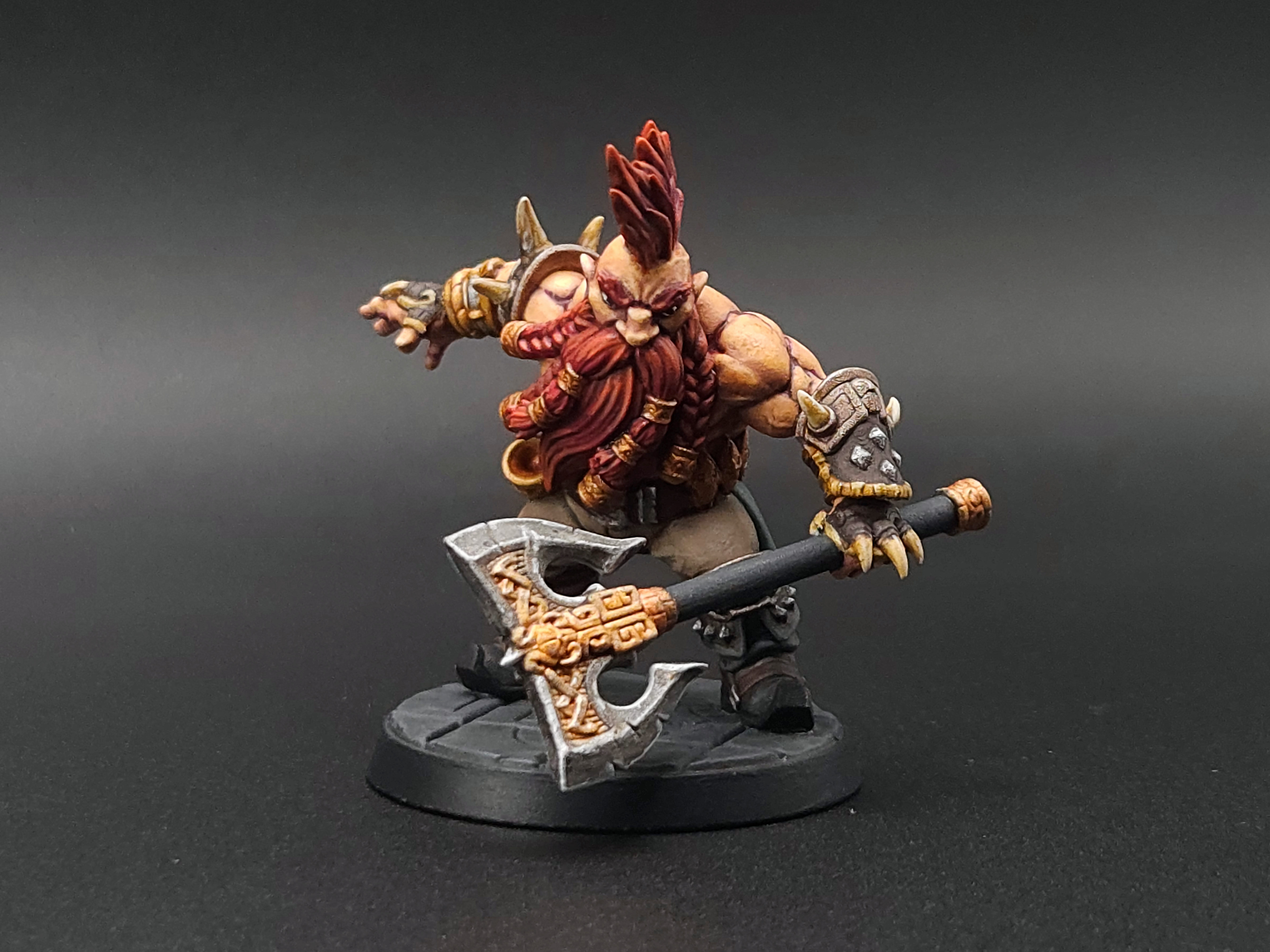 3D Printable Dwarf Berserker - C (The Quest for Goldvein) by Artisan Guild