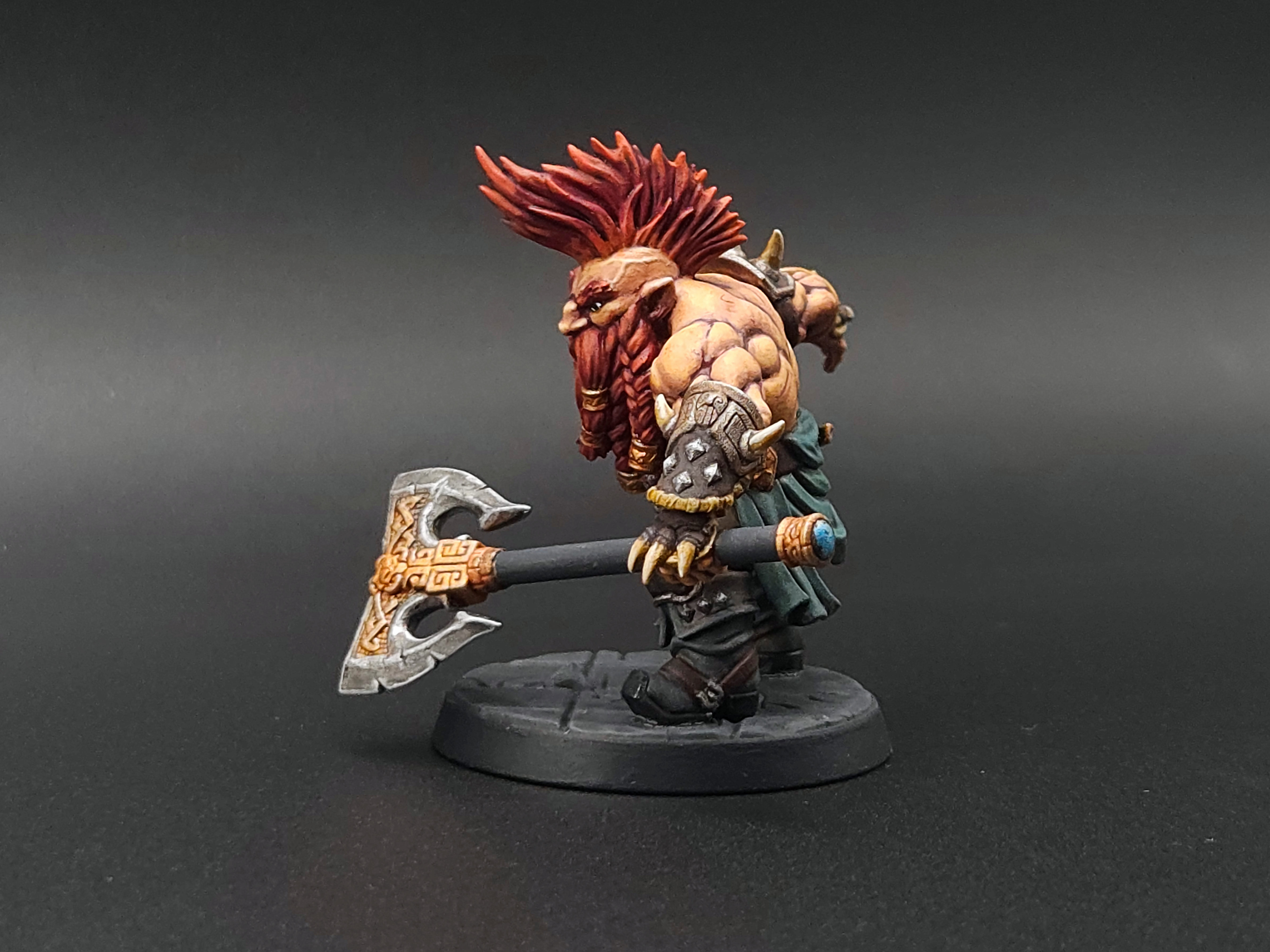 3D Printable Dwarf Berserker - C (The Quest for Goldvein) by Artisan Guild