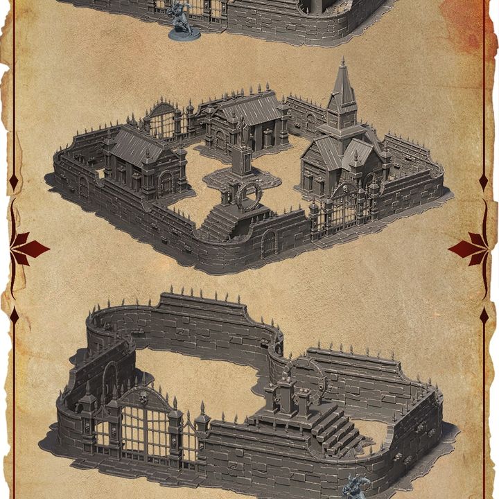 3D Printable Terrain. Ruins of the Lands of Draconoi. Summon The ...