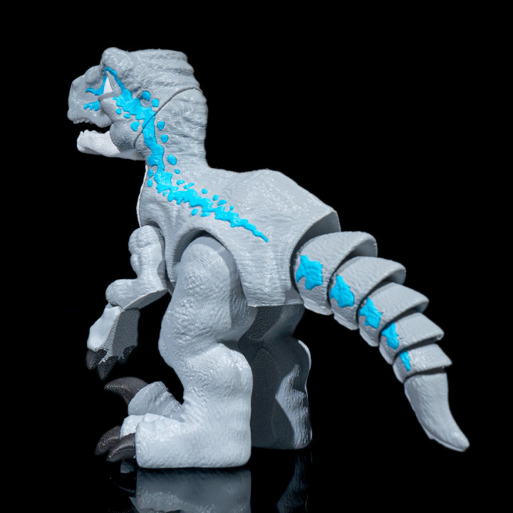 3D Printable Articulated Veloci-Raptor by Stlflix