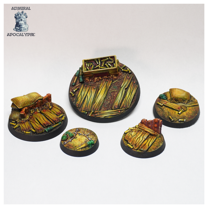 3D Print of Trench Warfare Bases and Toppers(Pre-supported) by ...